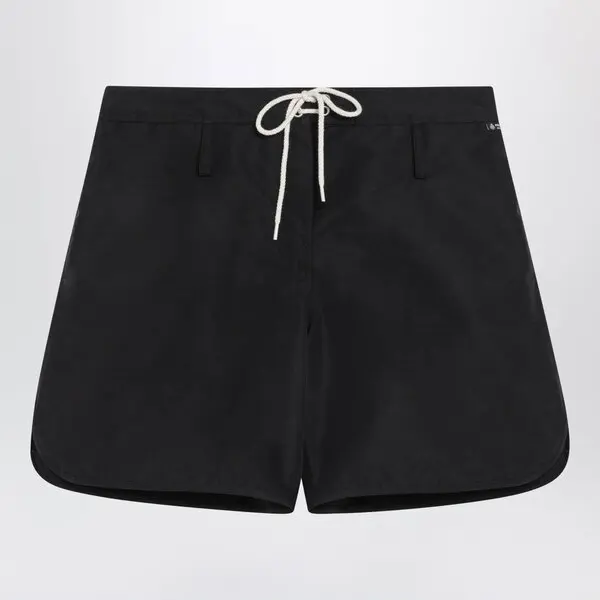 Prada Re-nylon Shorts With Drawstring - Black