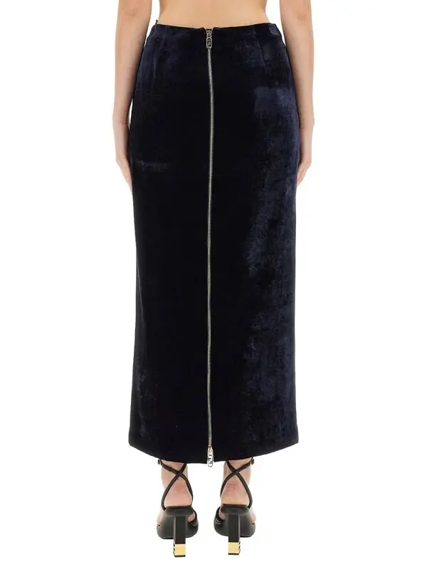 Fendi Long Skirt - Blue
