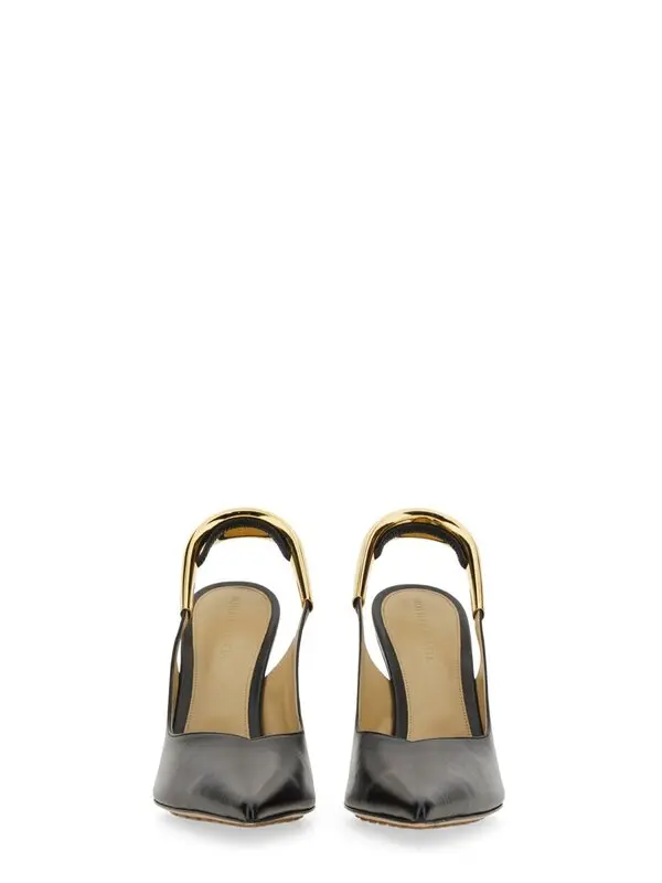 Bottega Veneta Pointed Slingback Pumps - Black