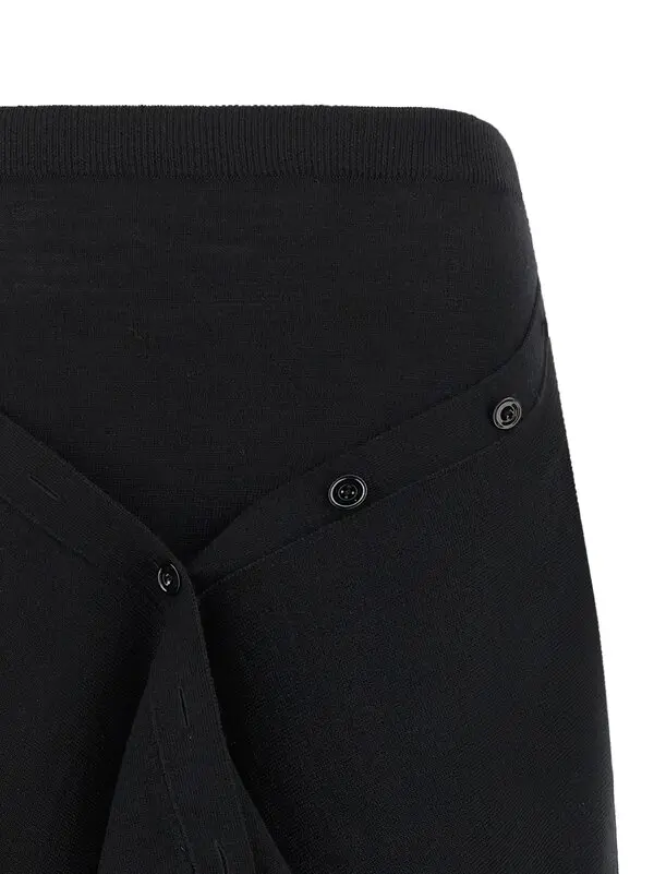 LEMAIRE Button Asymmetrical Skirt