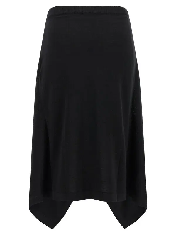 LEMAIRE Button Asymmetrical Skirt