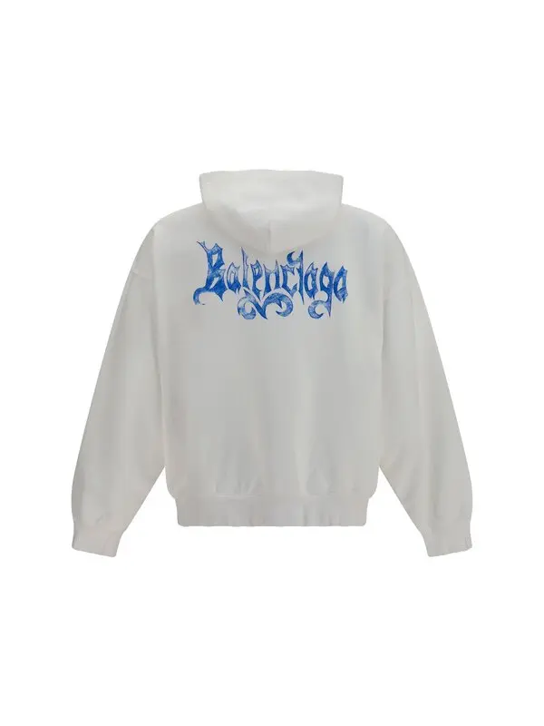 Balenciaga Sketchy Zip Hoodie - White