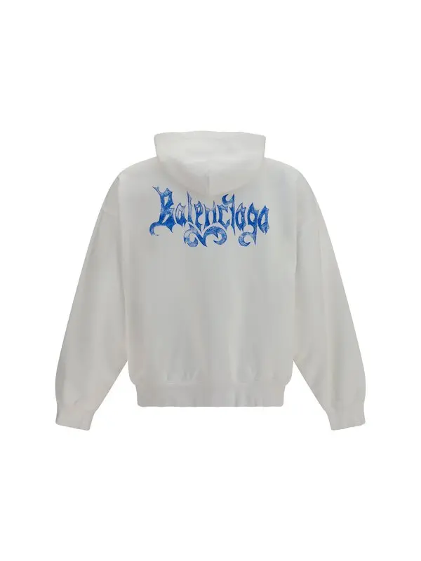 Balenciaga Sketchy Zip Hoodie - White