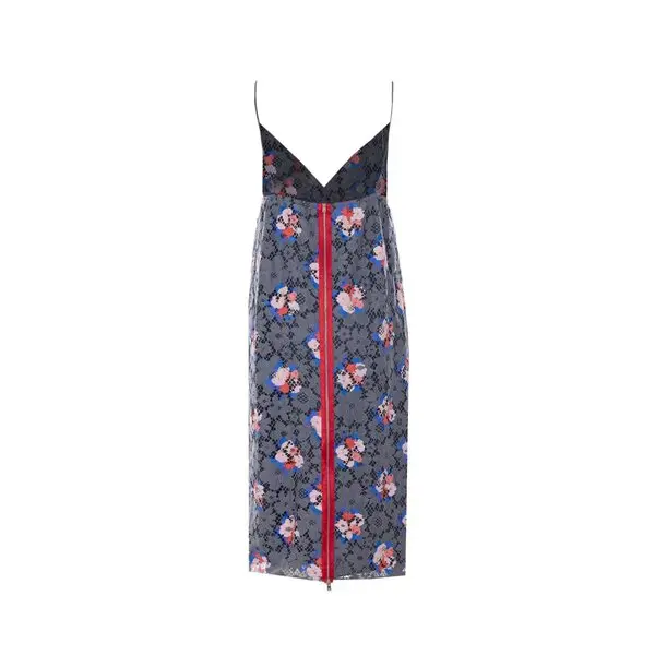 Fendi Dress With Bouquet Pattern