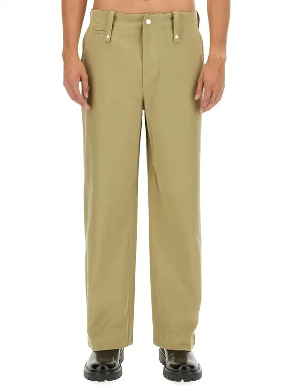 Burberry Satin Pants - Cream
