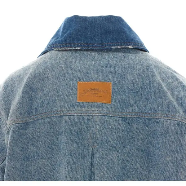 GANNI Patchwork Denim Jacket