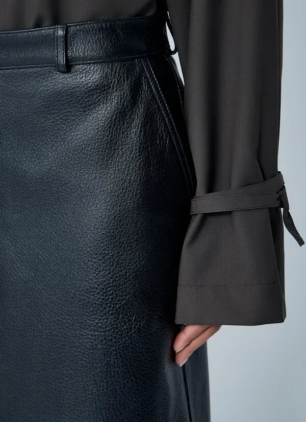 TOTEME Leather Skirt
