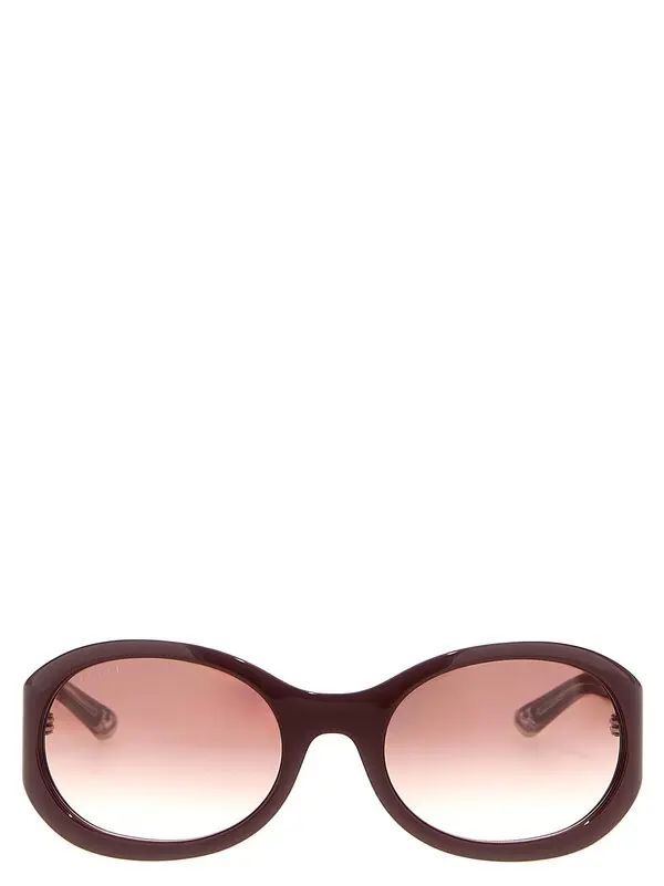 Gucci Red Ancora Sunglasses - Multicolor