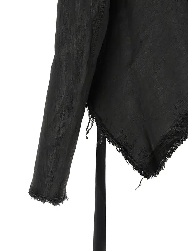 Rick Owens Naska Gary Denim Jacket - Black