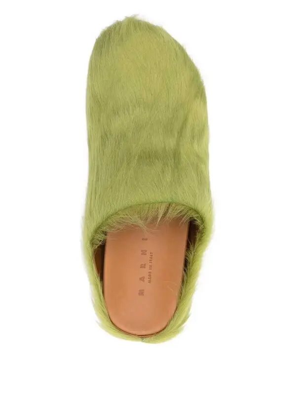 Marni Footbed Mules - Green