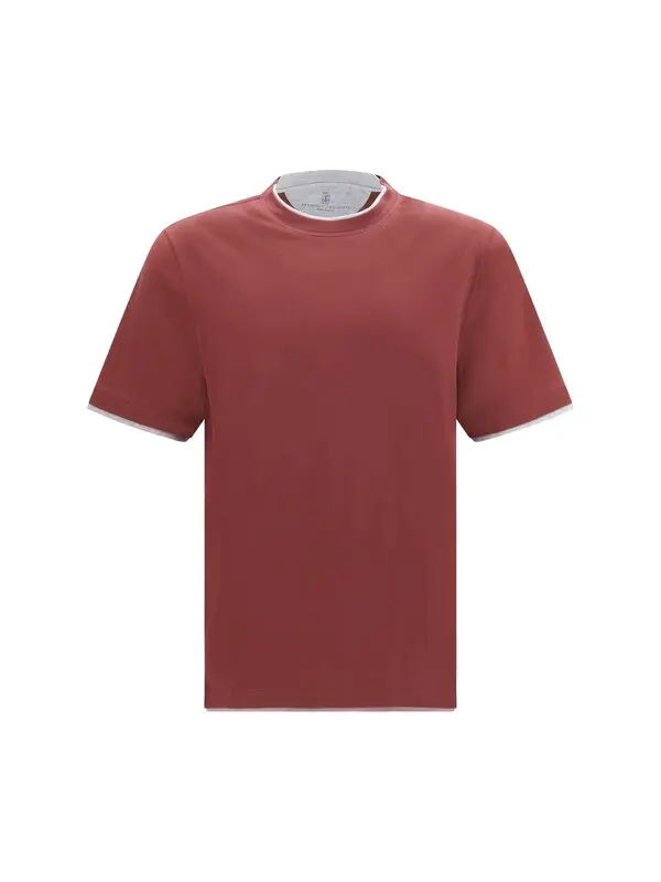 Brunello Cucinelli Cotton T-shirt - Multicolor