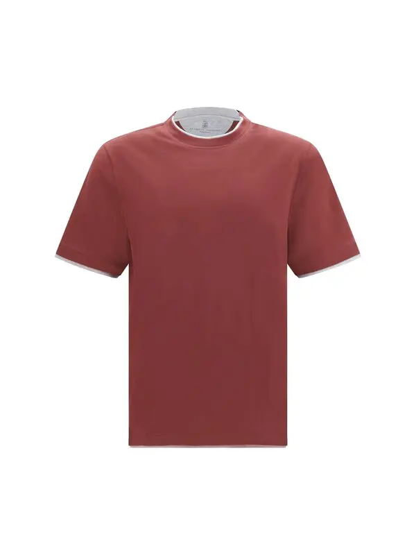 Brunello Cucinelli Cotton T-shirt - Multicolor