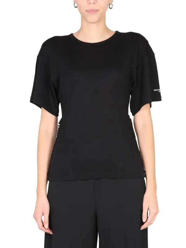 Stella McCartney Chain Detail T-shirt - Black
