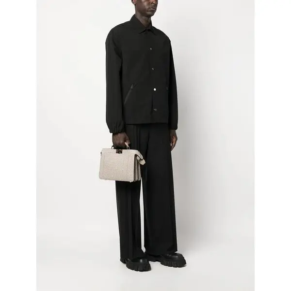 Fendi Neutrals Tote Bags - Cream