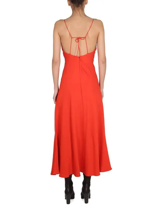 Stella McCartney Maxi V-neck Dress