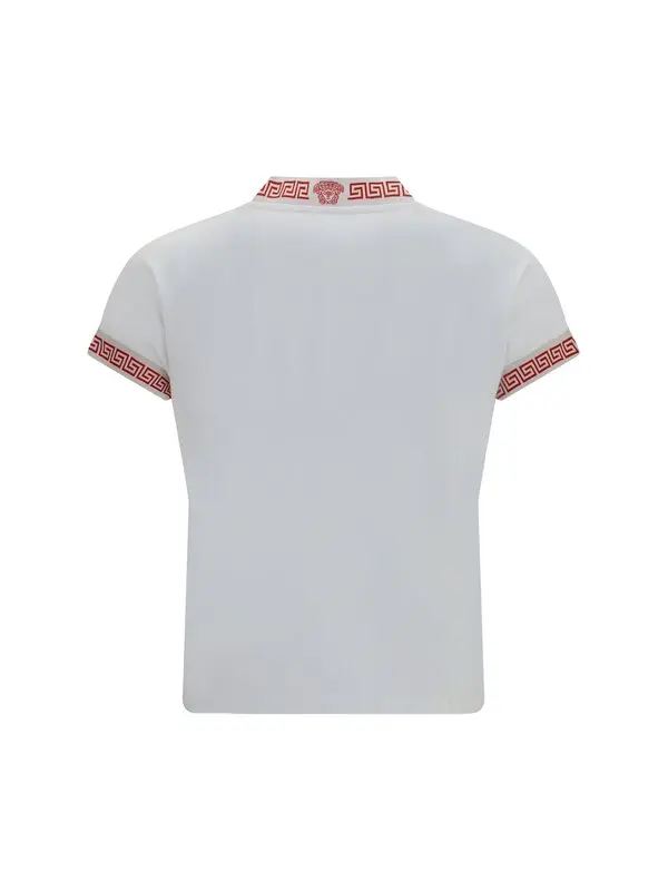 Versace Cropped T-shirt - White