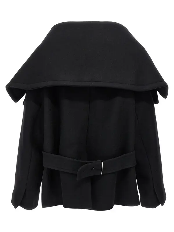 Jacquemus Le Caban Caruso' Coat - Black