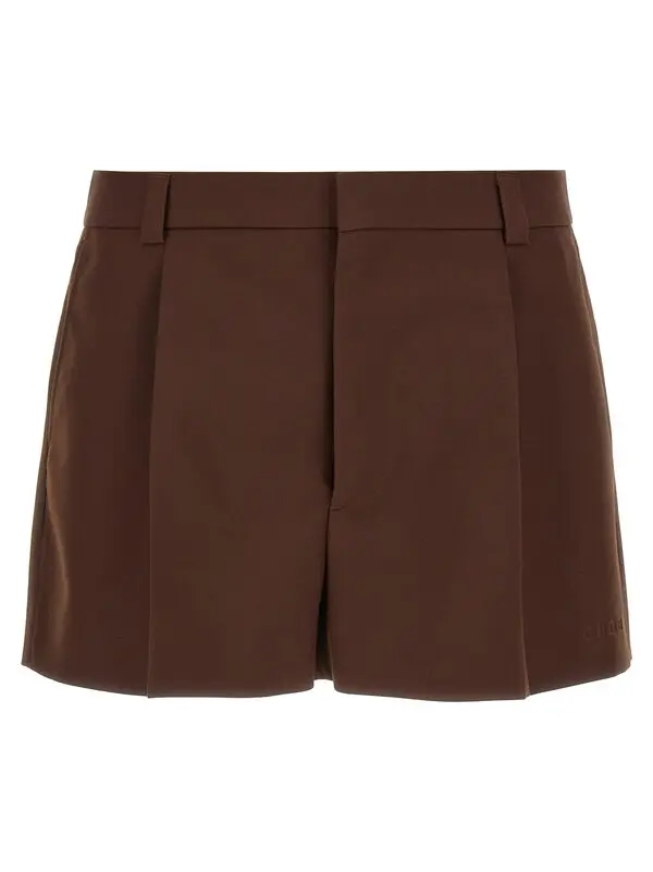 Gucci Wool Shorts - Brown