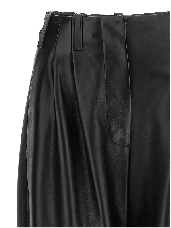 Givenchy High-waist Lambskin Pants