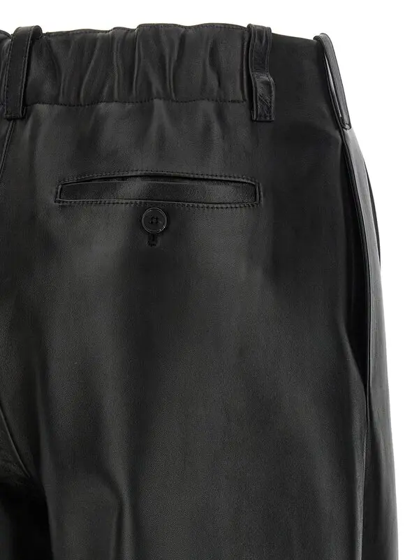 Givenchy High-waist Lambskin Pants