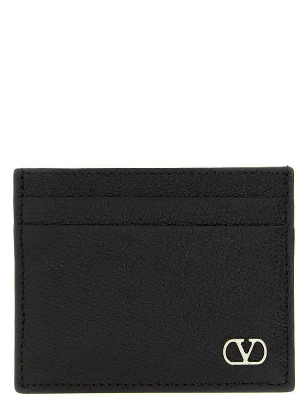 Valentino Garavani Vlogo Signature Cardholder - Black