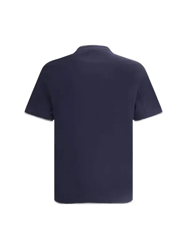 Brunello Cucinelli Cotton T-shirt - Blue