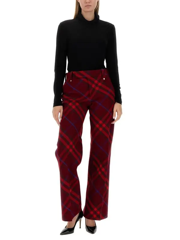 Burberry Regular Fit Virgin Wool Pants