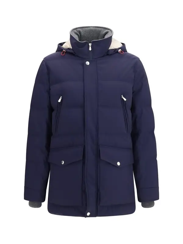 Brunello Cucinelli Nylon Hooded Jacket