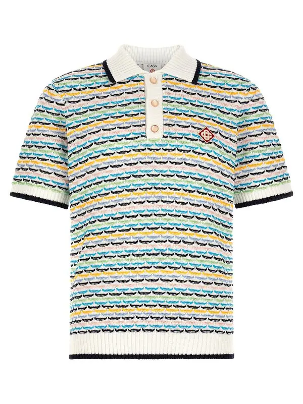 Casablanca Tuck Stitch' Polo Shirt