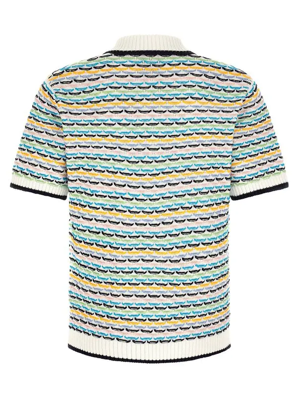 Casablanca Tuck Stitch' Polo Shirt