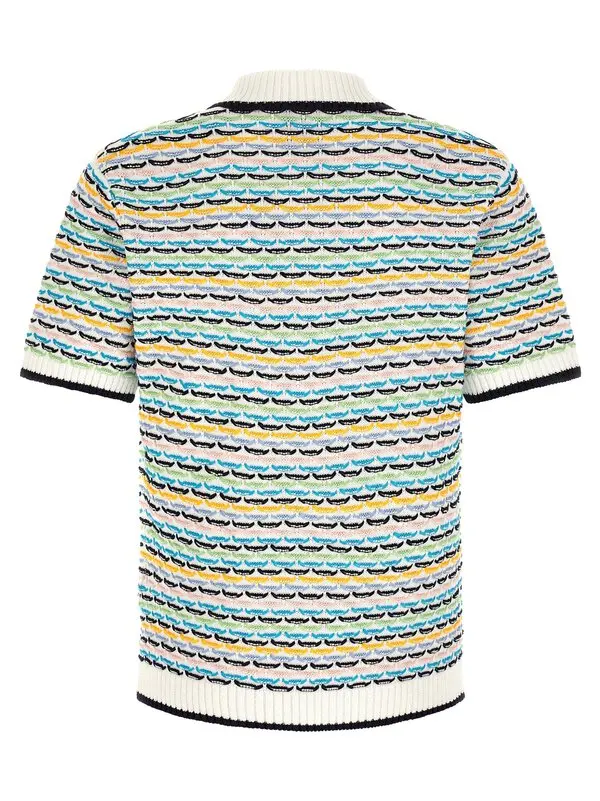 Casablanca Tuck Stitch' Polo Shirt