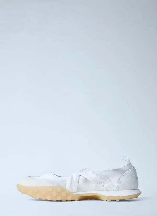 JIL SANDER Satin Strap Slip-on Shoes