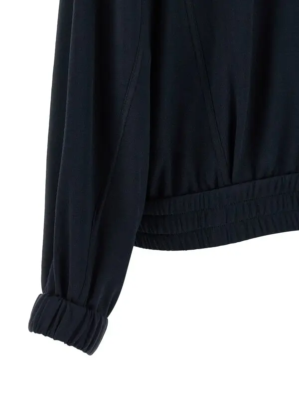 Brunello Cucinelli Shiny Zipper Pull' Sweatshirt