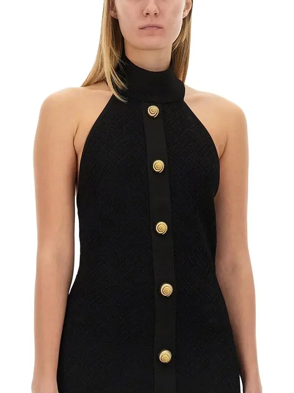 Balmain Mini Vichy Dress
