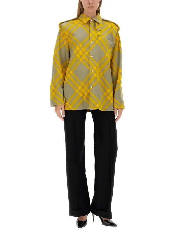Burberry Check Pattern Shirt