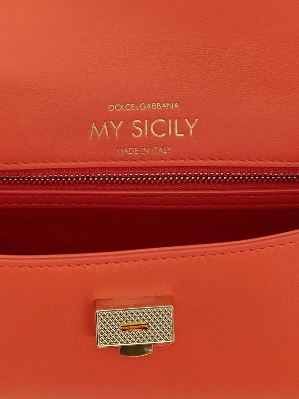 Dolce & Gabbana My Sicily' Mini Handbag - Orange