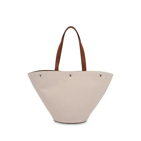Saint Laurent Neutrals Tote Bags