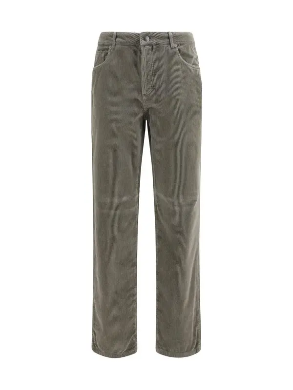 Brunello Cucinelli Corduroy Pants - Green