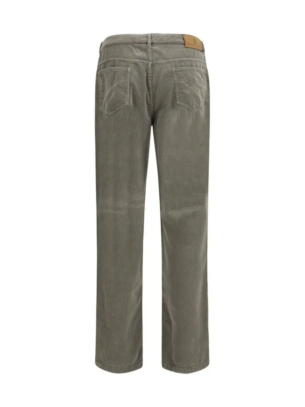 Brunello Cucinelli Corduroy Pants - Green