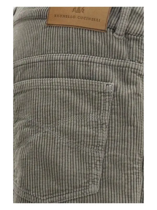 Brunello Cucinelli Corduroy Pants - Green