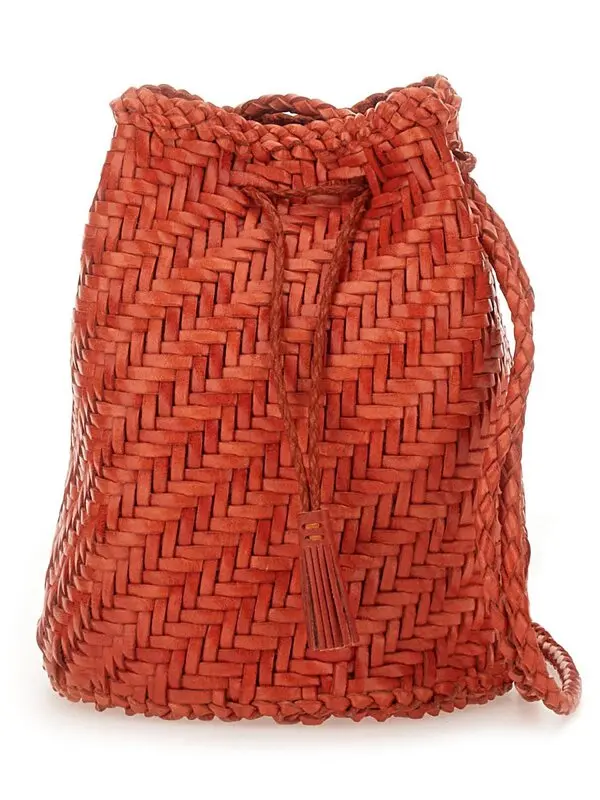 Dragon Diffusion Borsa Pompom Double Jump Tan
