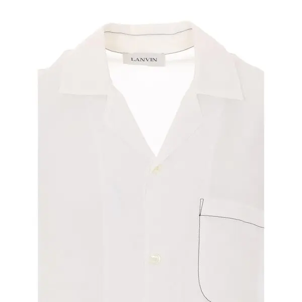 LANVIN Shirt With Mother And Daughter Print On The Back