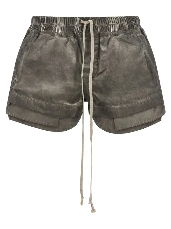 Rick Owens Fog Boxers Shorts - Gray
