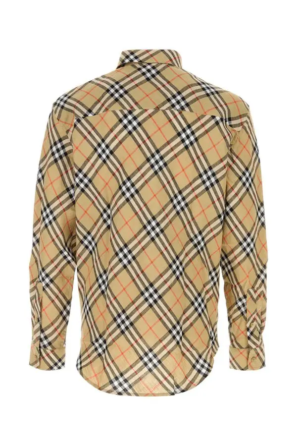 Burberry Embroidered Linen Shirt