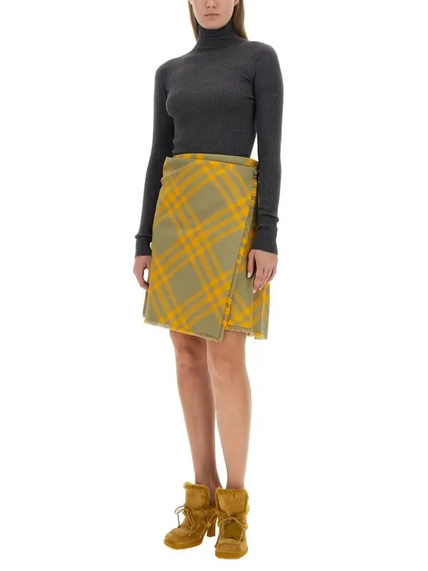 Burberry Wool Blend Kilt