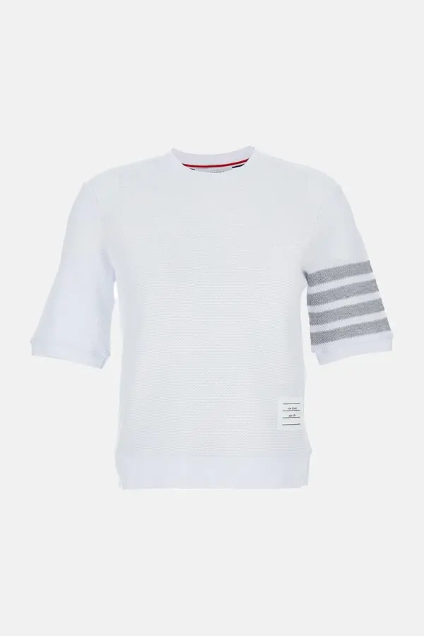 Thom Browne Piqué T-shirt - Multicolor