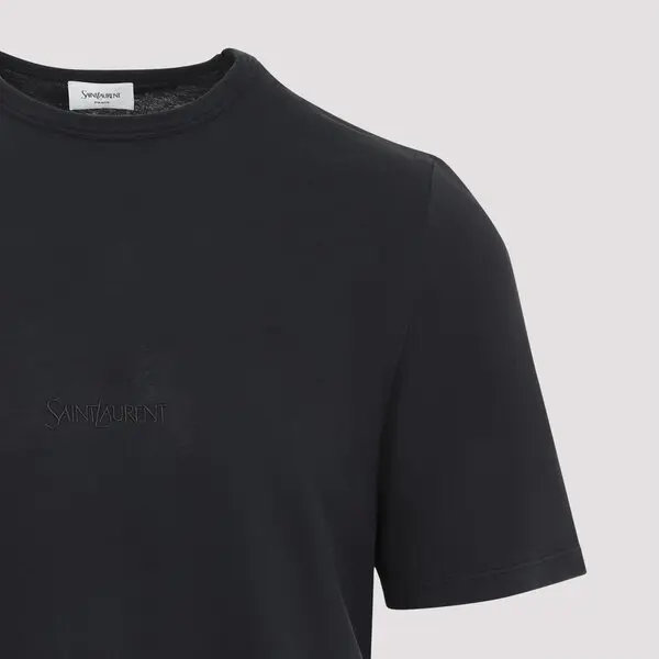 Saint Laurent Cotton T-shirt - Black