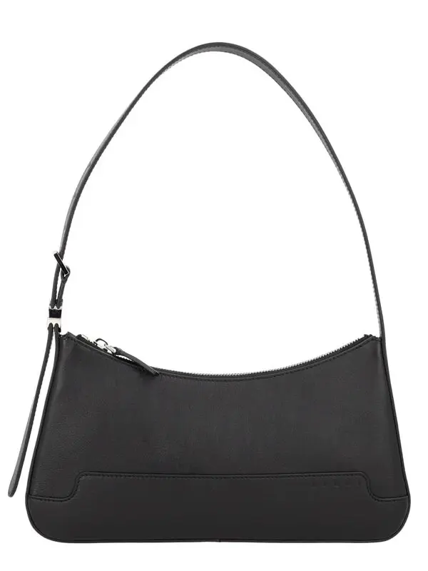 Marni Leather Shoulder Bag - Black