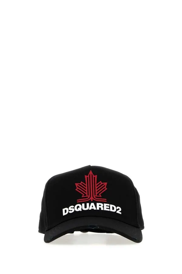 Dsquared2 Gabardine Baseball Cap - Black