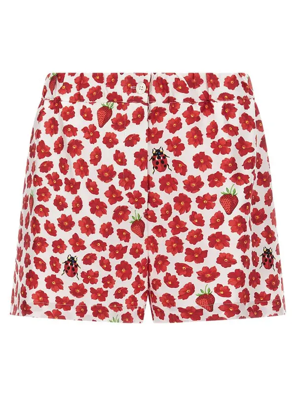 Versace Strawberry Garden' Shorts